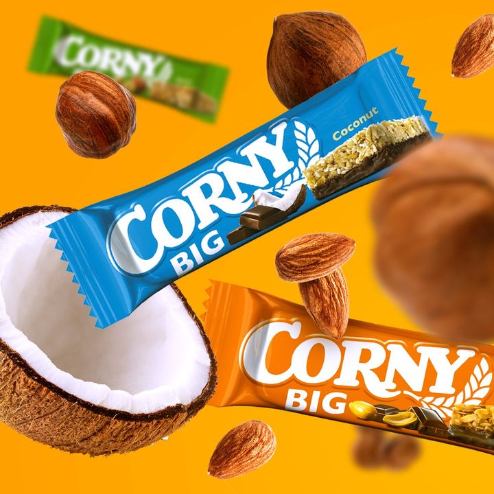 Corny - Müslibatoon tervisliku ja rikkaliku maitsevalikuga